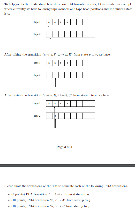 3. (25 points) We can prove that for any pushdown | Chegg.com