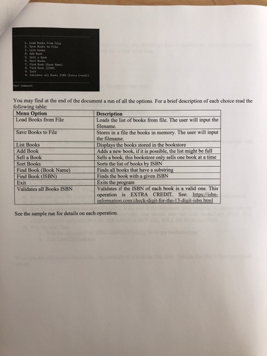 Solved CSC 2430 Spring 2018 LAB 6-Book Store Program Due See | Chegg.com