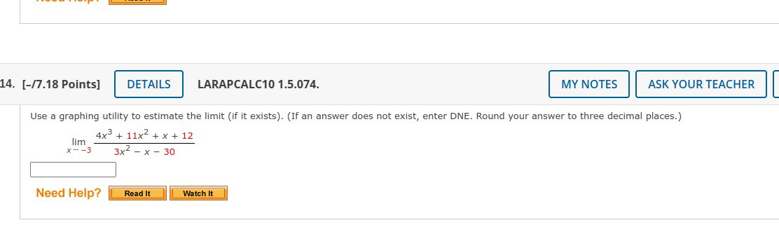 Solved Use a graphing utility to estimate the limit (if it | Chegg.com