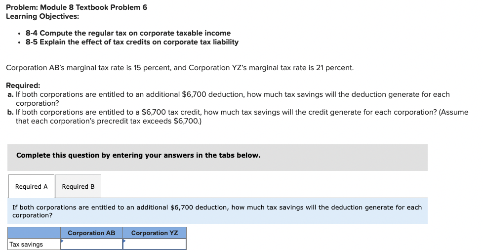 Solved Problem: Module 8 Textbook Problem 6 Learning | Chegg.com