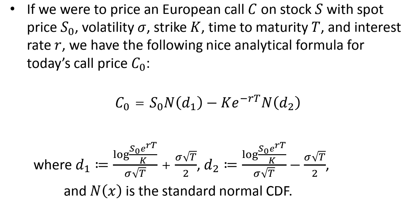 Solved If we were to price an European call C on stock S | Chegg.com
