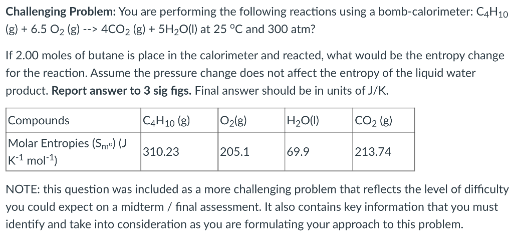 Solved Challenging Problem: You are performing the following | Chegg.com