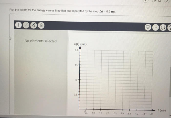 Solved Plot the points for the voltage versus time that | Chegg.com