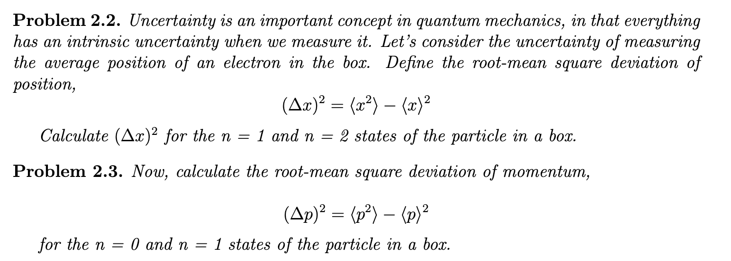 Solved Problem 2.2. Uncertainty is an important concept in | Chegg.com