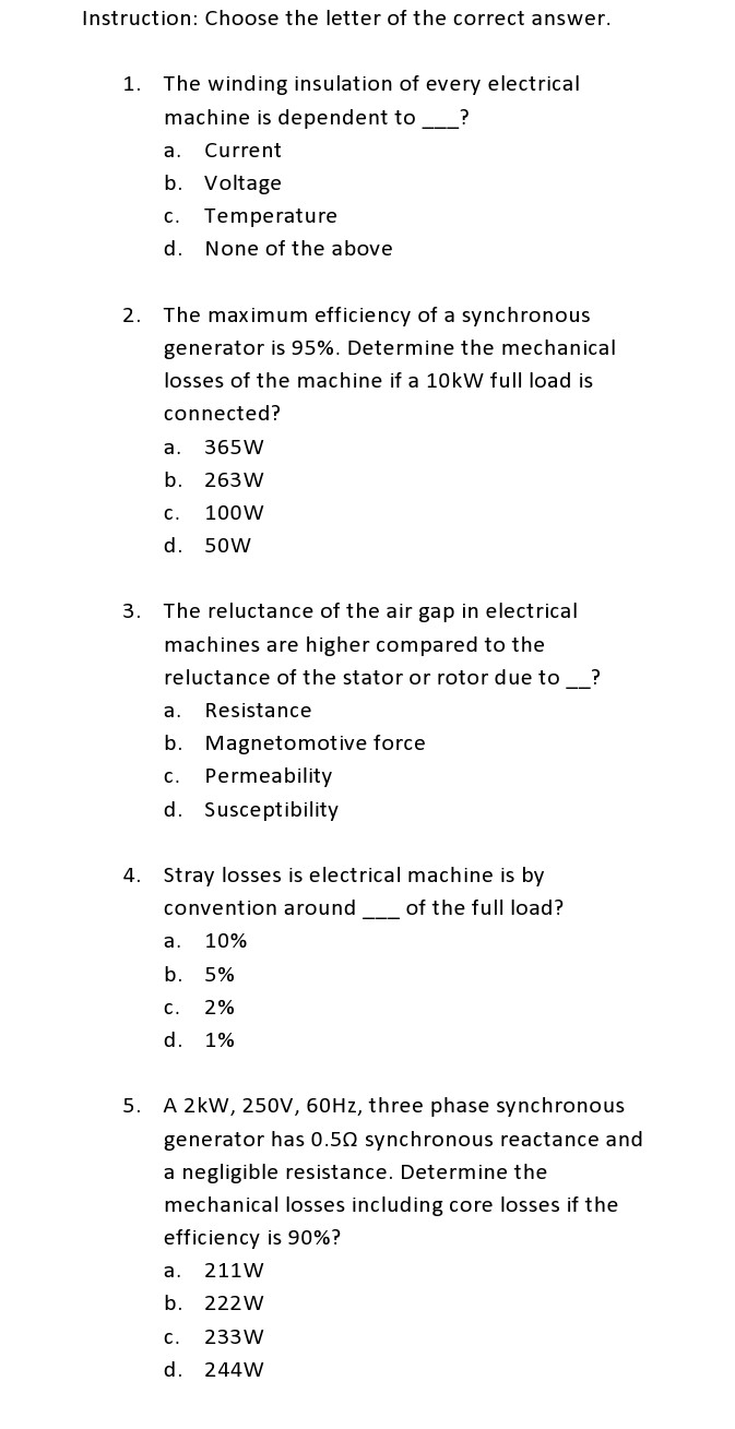 Solved Plssss help me this 5 questions this is my last post | Chegg.com