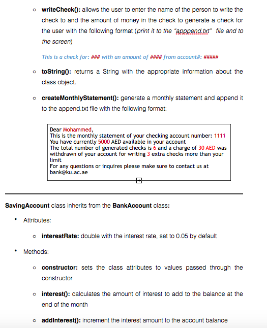 Solved Complete the following Class diagram to fulfill the | Chegg.com