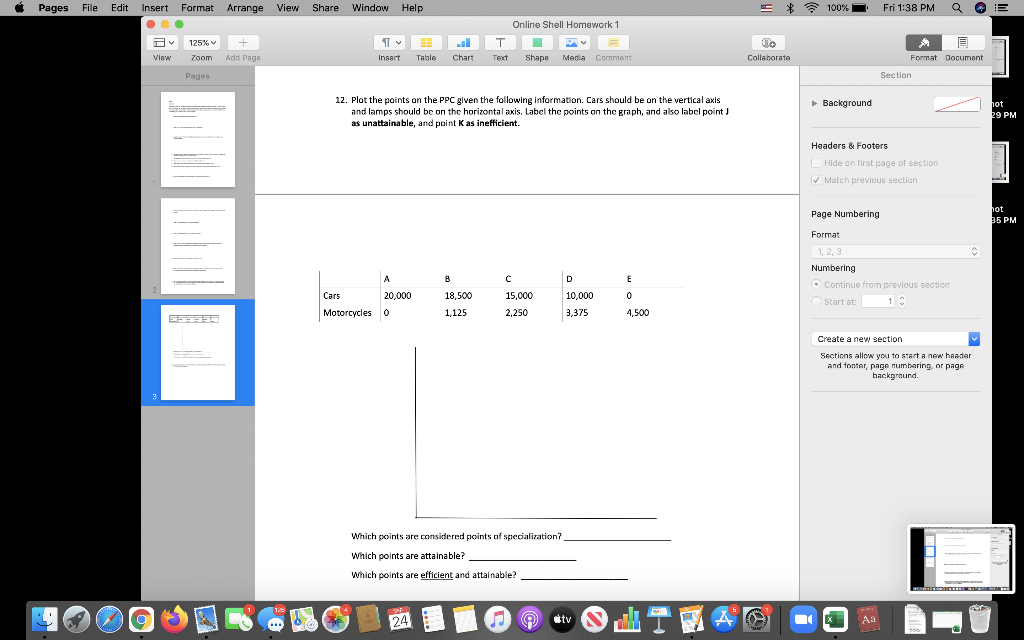Solved Pages File Edit Insert Format Arrange View Share | Chegg.com
