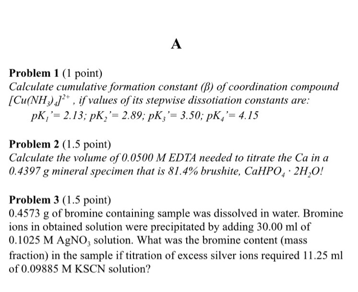 Solved Problem 1 (1 point) Calculate cumulative formation | Chegg.com