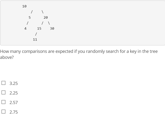 Solved 4) Given the following list: (3pts) 90 8 7 56 123 235 | Chegg.com