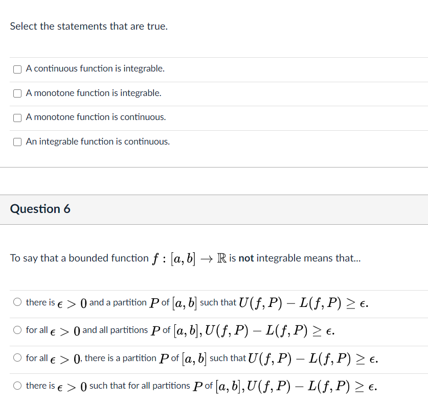 Solved Select the statements that are true. A continuous | Chegg.com