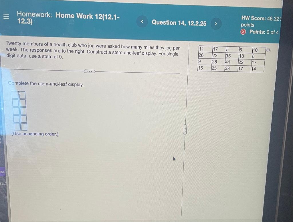 Solved Homework: Home Work 12(12.1- 12.3) Twenty members of | Chegg.com