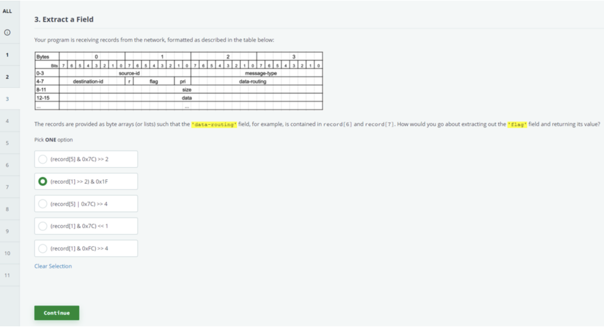 Solved Extract a FieldYour program is receiving records from | Chegg.com