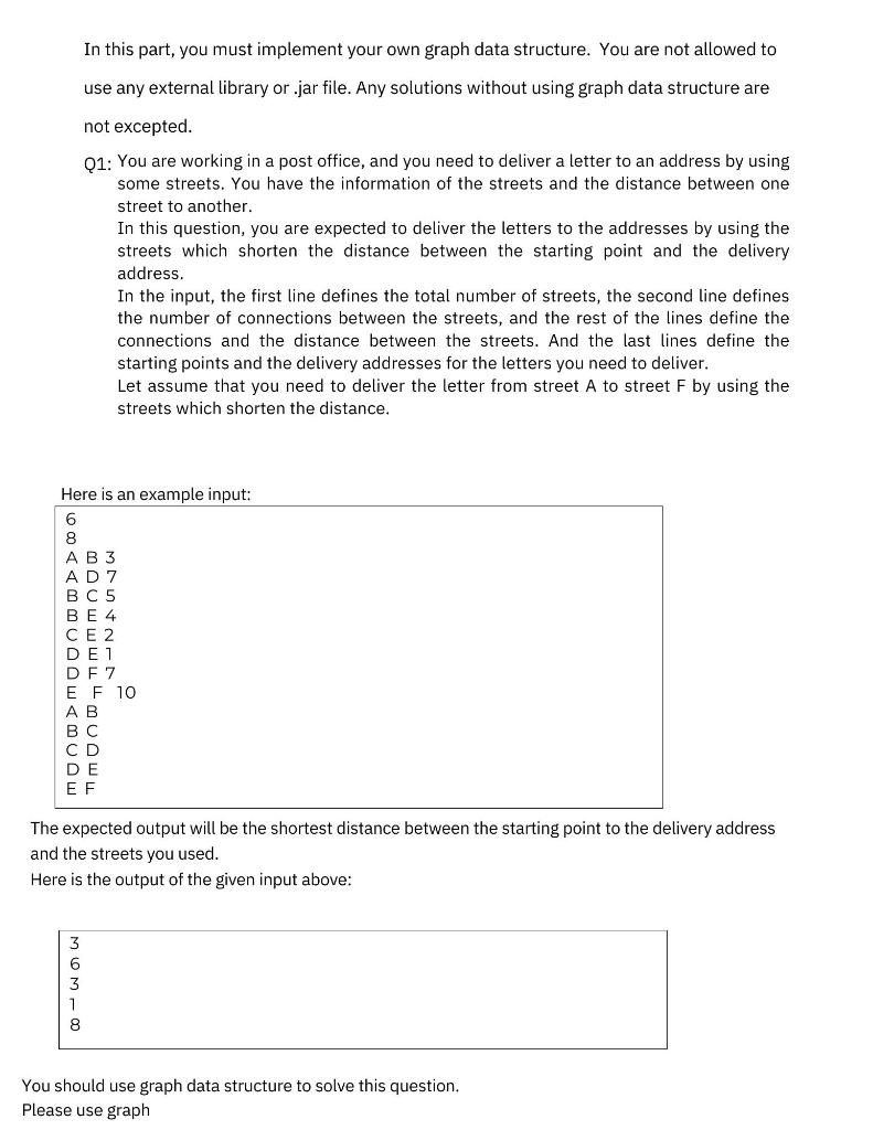 Solved Language should be JAVA. Please do not write | Chegg.com