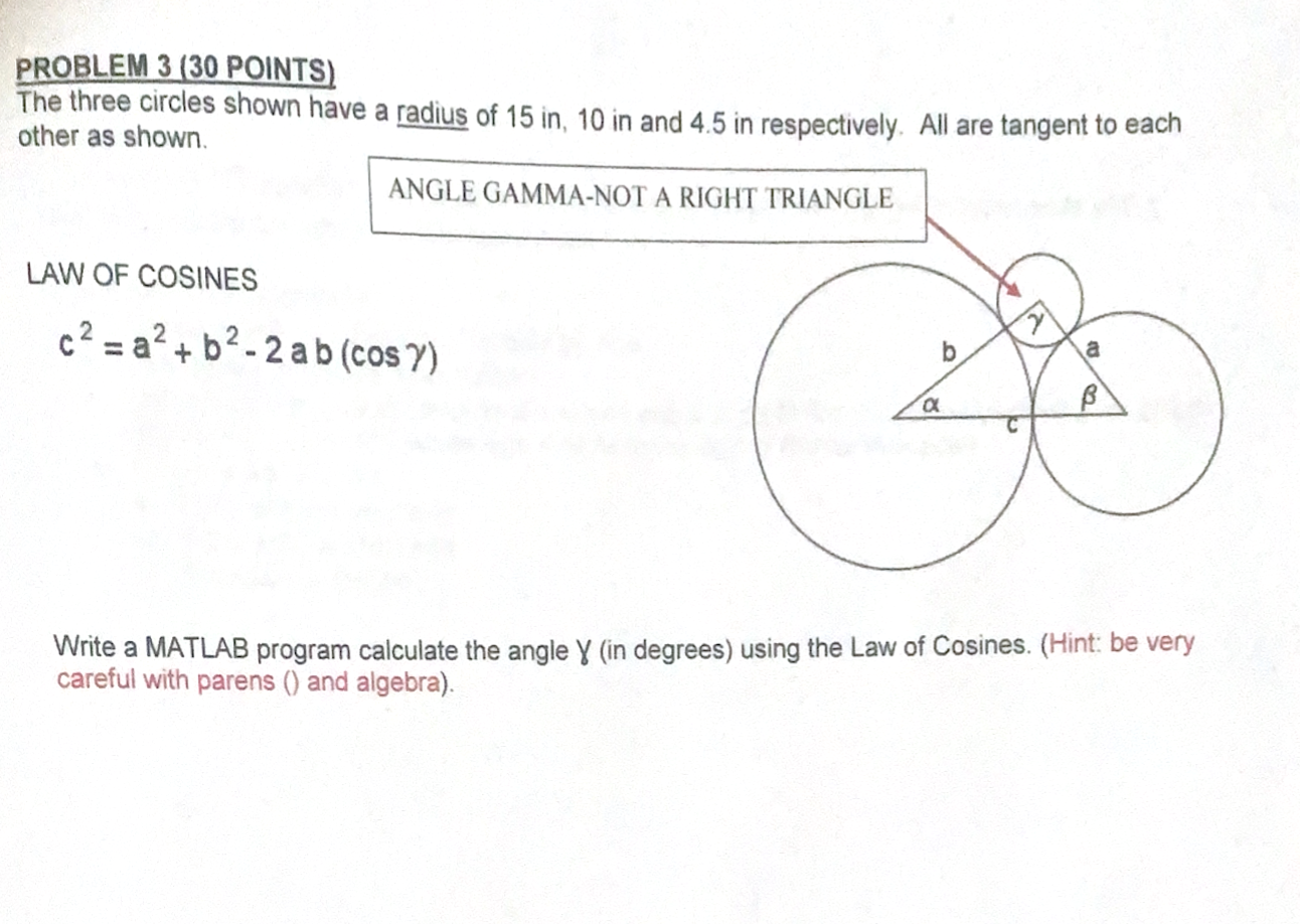 Solved PROBLEM 3 (30 POINTS)The three circles shown have a | Chegg.com Solved PROBLEM 3 (30 POINTS)The three circles shown have a | Chegg.com