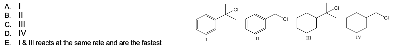 Solved 58. Which compound(s) is(are) expected to react the | Chegg.com