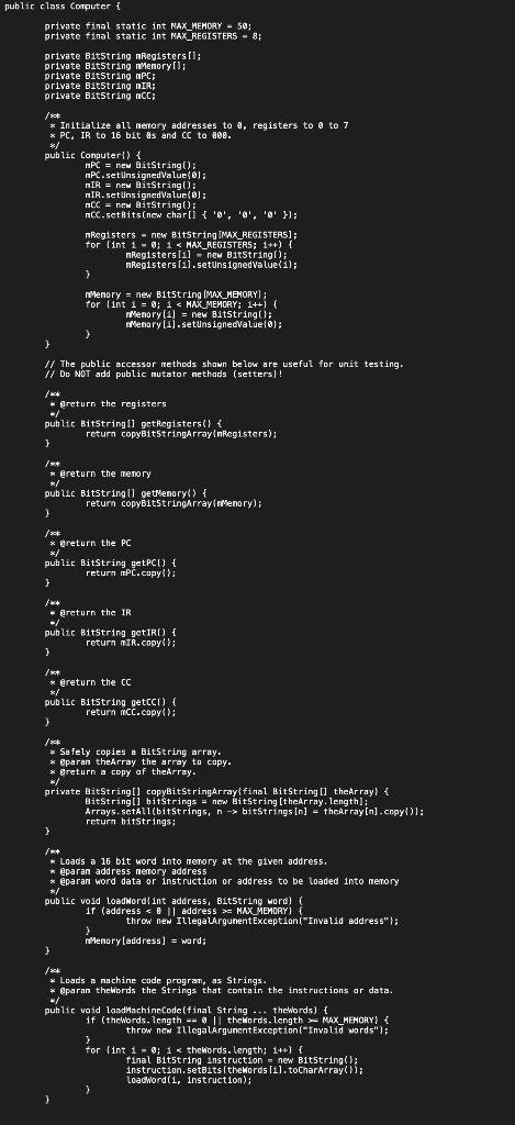 Solved Simulator Instructions: Use the starter code provided | Chegg.com