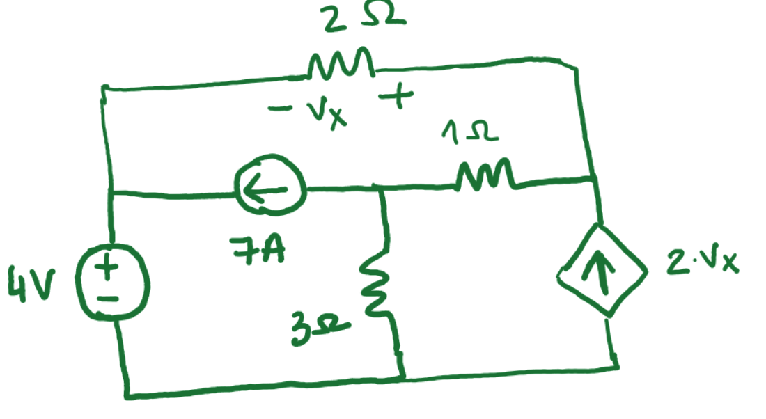 Solved 1) Solve for the power of the vertical resistor | Chegg.com
