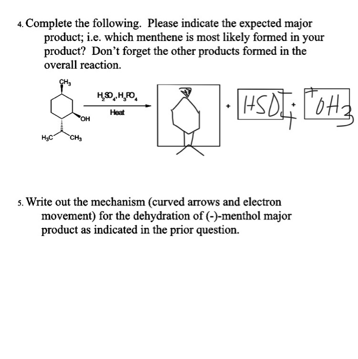 Solved 4. Complete the following. Please indicate the | Chegg.com