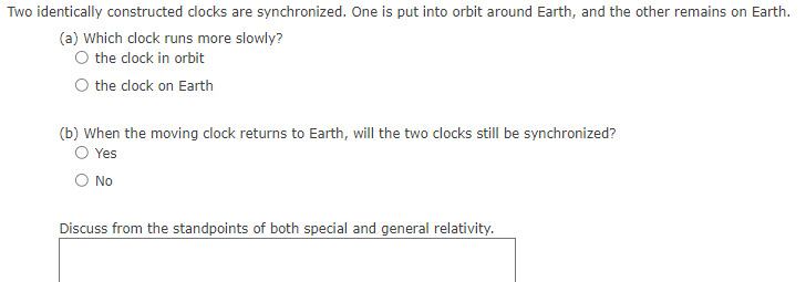 Solved No identically constructed clocks are synchronized. | Chegg.com