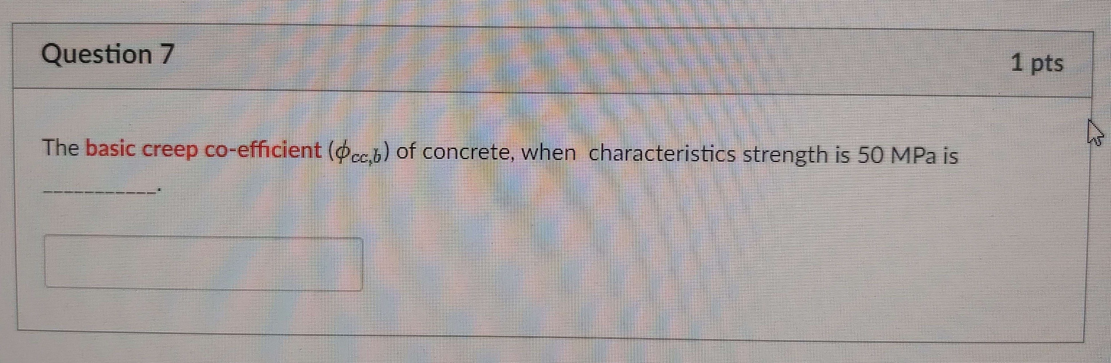 Solved Poisson's ratio \\( (\\nu) \\) of concrete | Chegg.com
