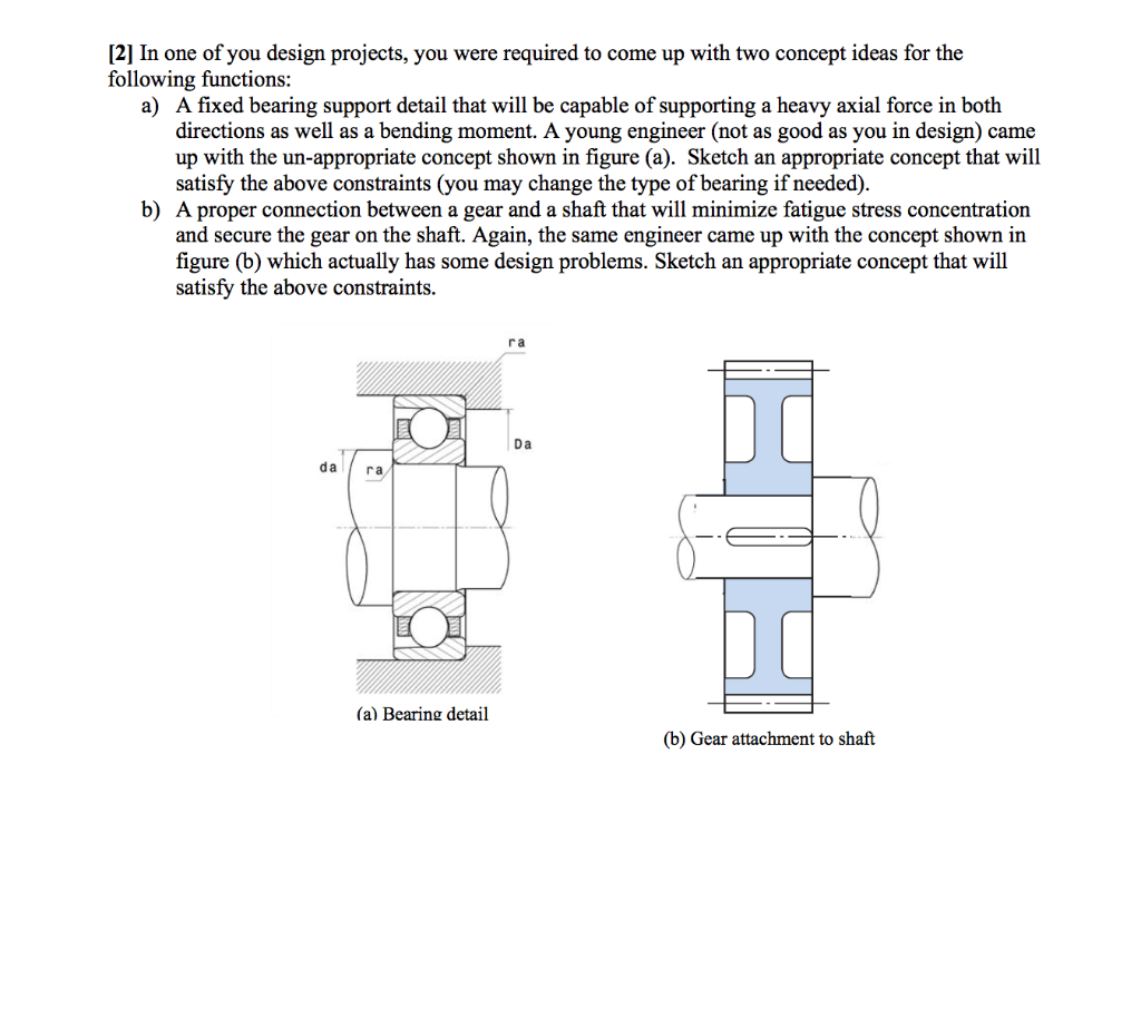 Solved [2] In one of you design projects, you were required | Chegg.com