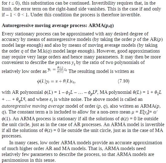 Moving average process of order q : MA(q) A process | Chegg.com