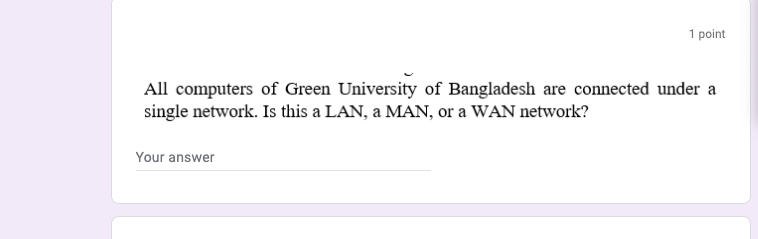 Solved 1 ﻿pointAll computers of Green University of | Chegg.com