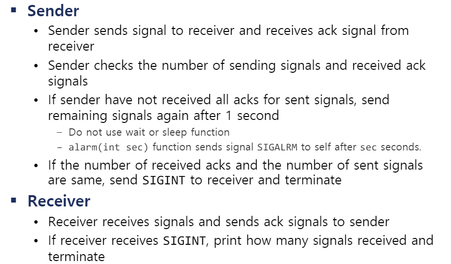 C program that handles queued signals and the output | Chegg.com