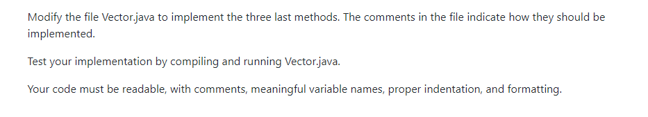 Solved import java.util.AbstractList; import java.util.List; | Chegg.com