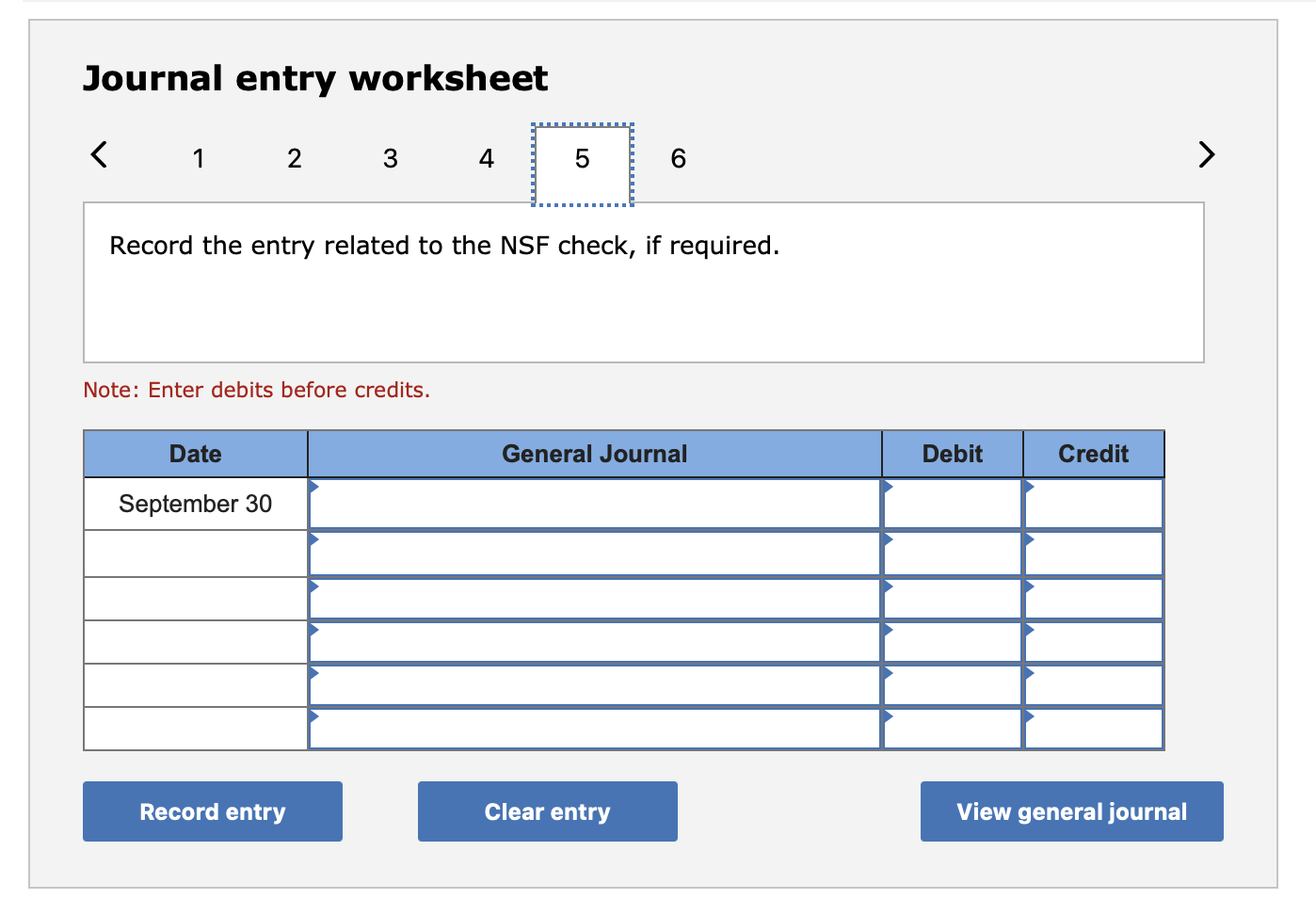 Solved Journal entry worksheet 6 Record the entry related to | Chegg.com