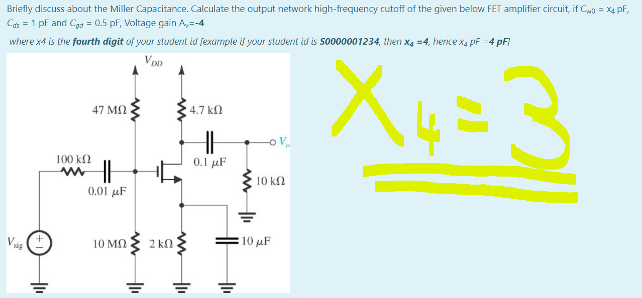 Solved Briefly discuss about the Miller Capacitance. | Chegg.com