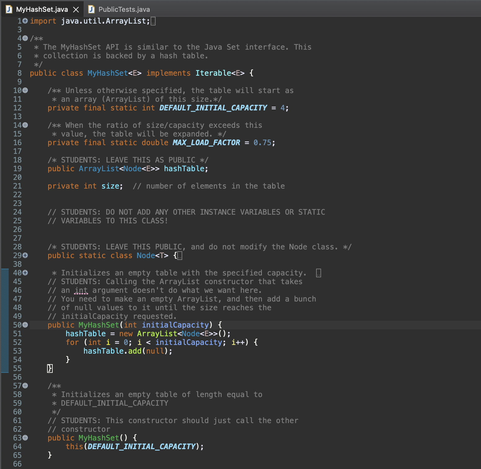 Solved Implementation Details Most of the specifications | Chegg.com
