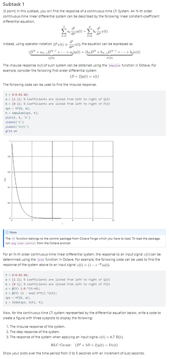 Solved Subtask 1(5 point) In this subtask, you will find | Chegg.com Solved Subtask 1(5 point) In this subtask, you will find | Chegg.com