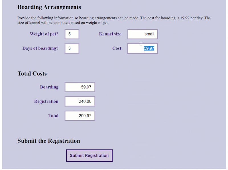 Solved Expected results provided. Provide answer for pet.js | Chegg.com