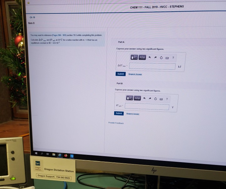 Solved CHEM 111 - FALL 2019 - HVCC - STEPHENS You m a n ca | Chegg.com