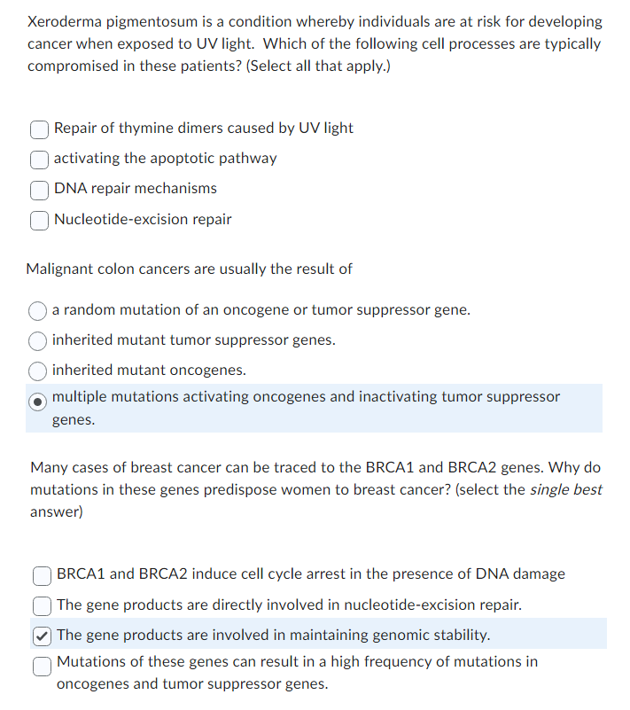 Solved Xeroderma pigmentosum is a condition whereby | Chegg.com