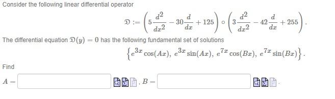 Solved Consider the following linear differential operator | Chegg.com