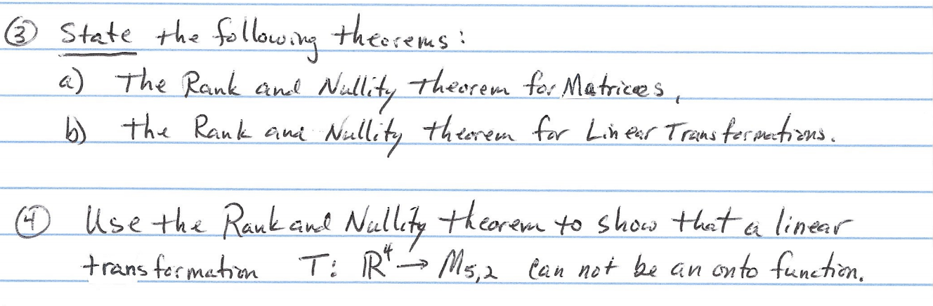 Solved ③ ‘eઈ રામ S State the following theorems : c) The | Chegg.com