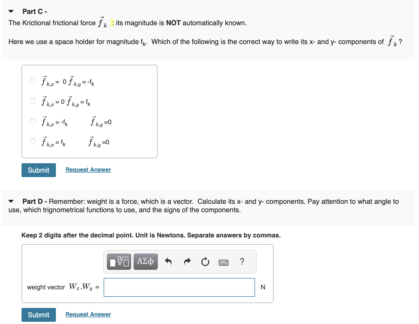 Solved Learning Goal: Application of Newton's Laws including | Chegg.com