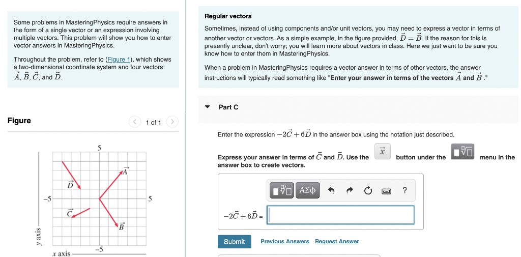 Solved Some problems in Mastering Physics require answers in | Chegg.com