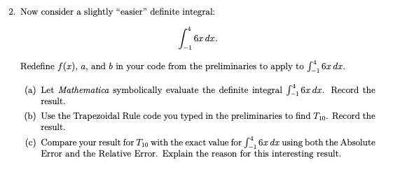 I have this Mathematica Project to do, but I have | Chegg.com