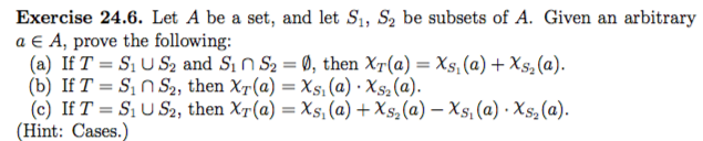 Solved Exercise 24.6. Let A be a set, and let S1, S2 be | Chegg.com
