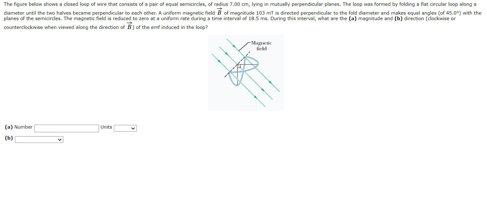 Solved The figure below shows a closed loop of wire that | Chegg.com