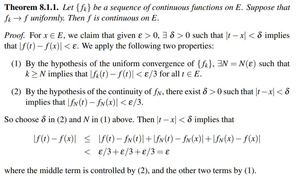 Solved = Prove that the sequence {fx} where f*(x) = xk on | Chegg.com
