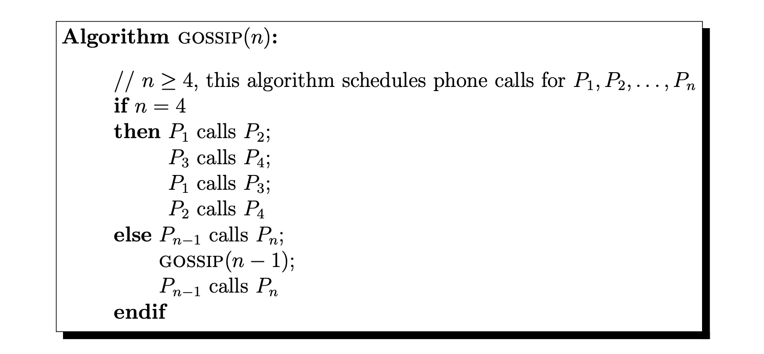 Solved In Section 4.4, we have seen the recursive algorithm | Chegg.com