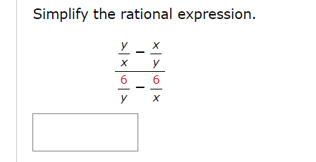 Solved Simplify the rational expression. | Chegg.com