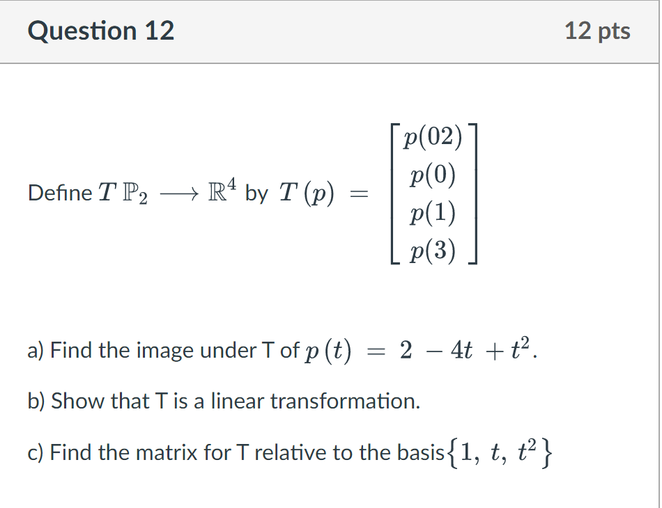 Solved Which of the following is NOT a property of a | Chegg.com