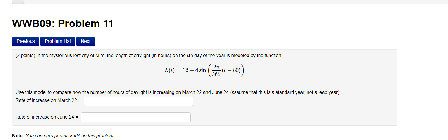 Solved webwork / math121-spring2022 / wwb09 / 13 WWB09: | Chegg.com