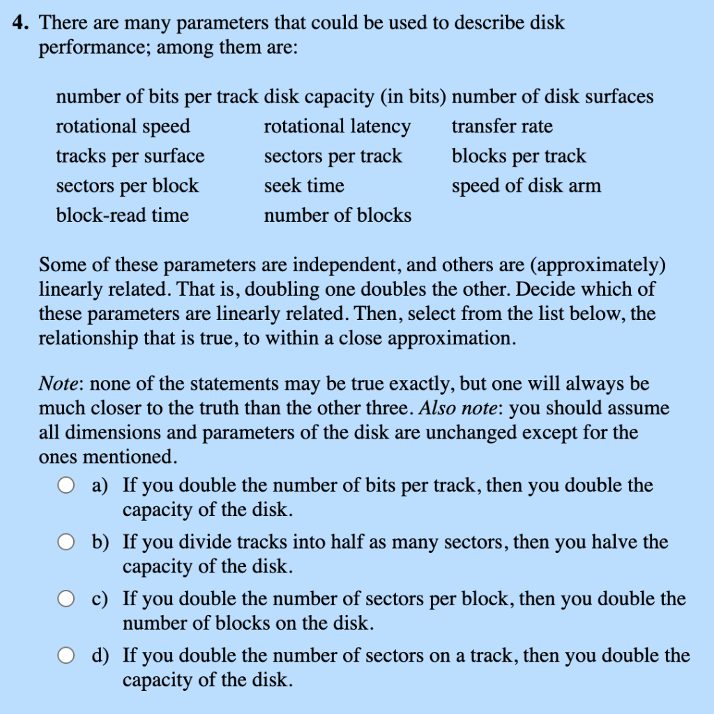 Solved There are many parameters that could be used to | Chegg.com Solved There are many parameters that could be used to | Chegg.com