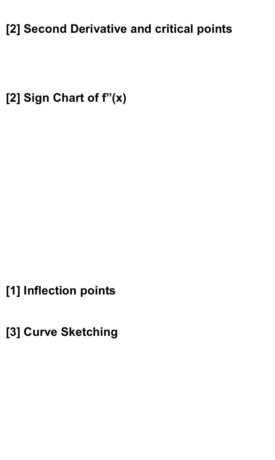 Solved 6. Sketch the graph of f(x) = x3 – 6x2 + 9x [1] x and | Chegg.com